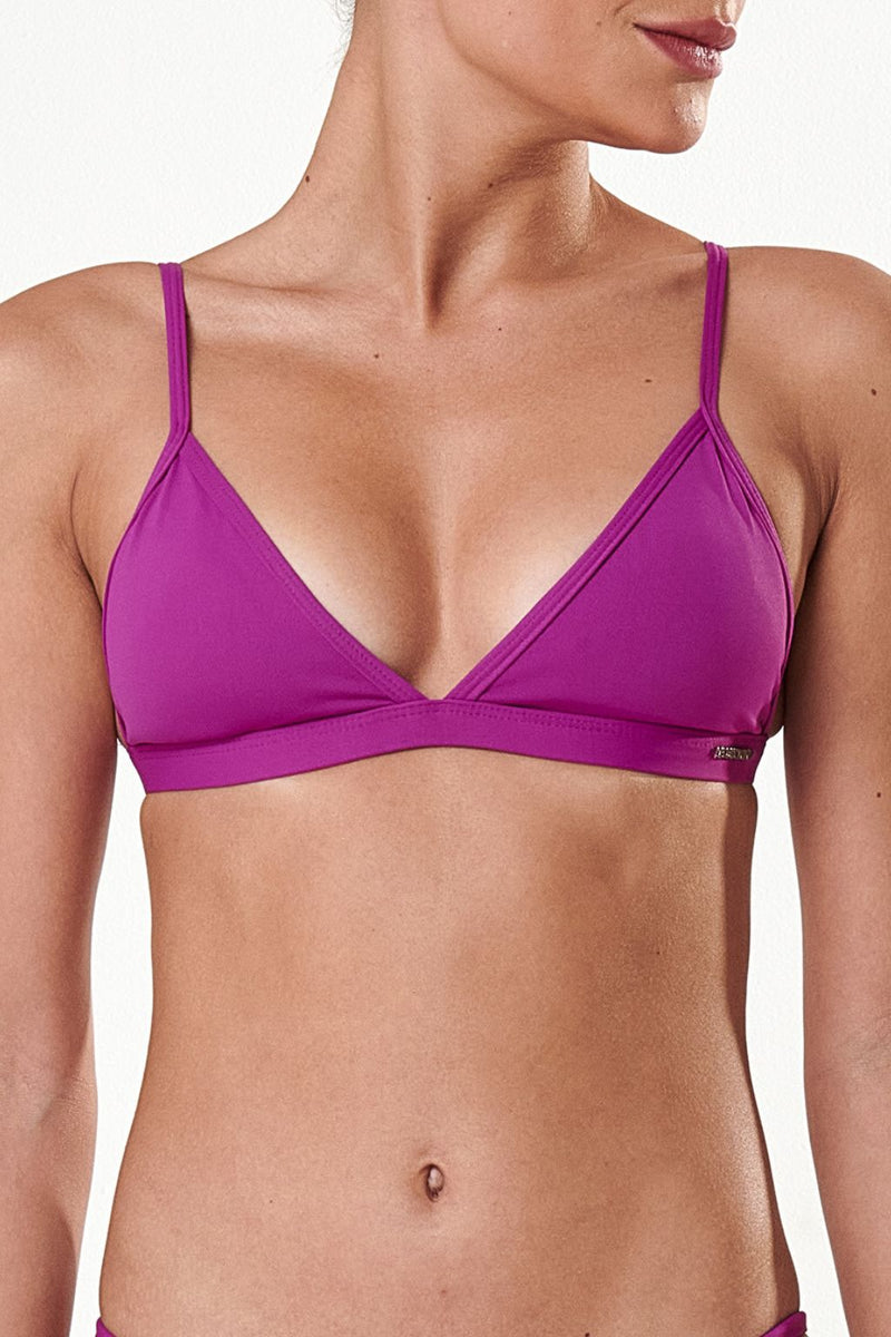 Biquini Roxo - Básico Clássico, Cortininha e Faixa | Basickini